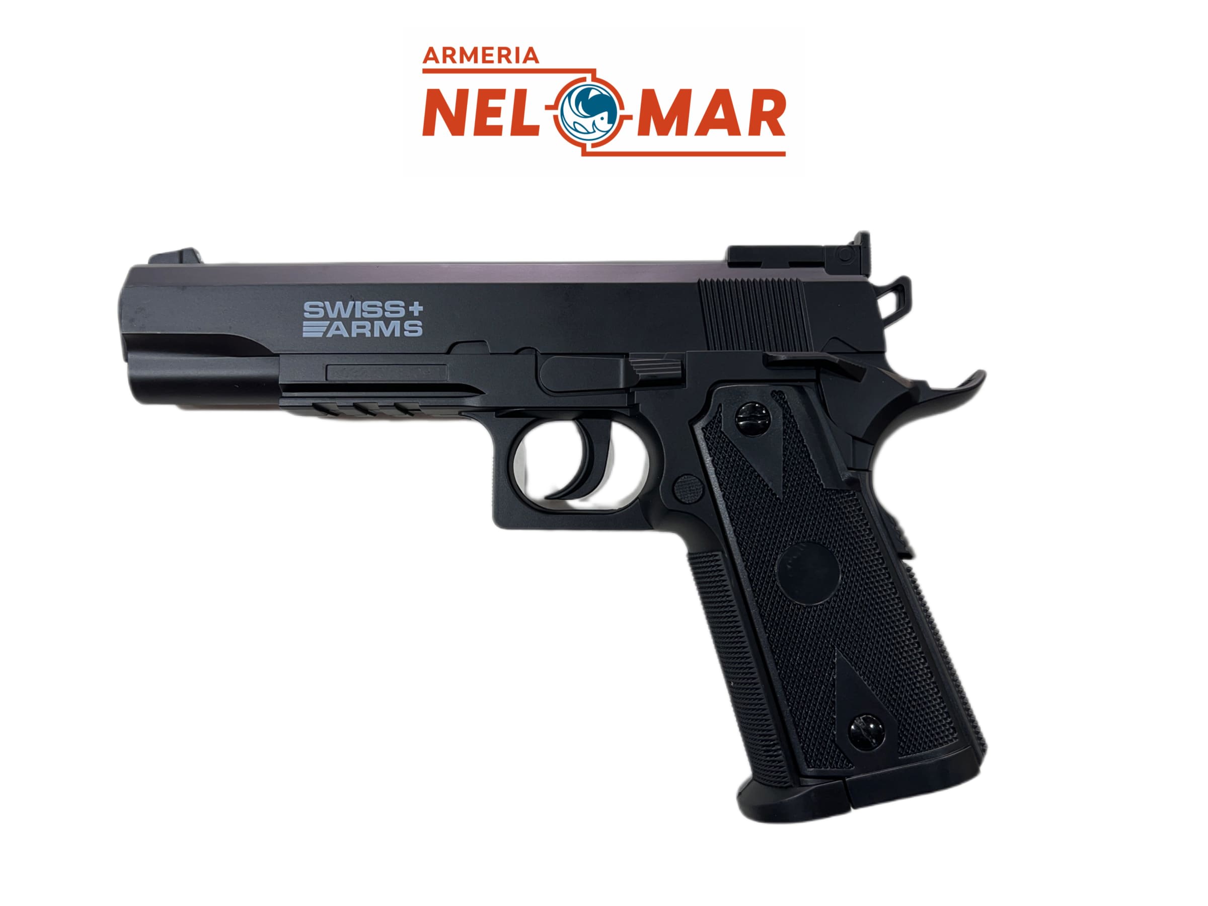 PISTOLA SWISS ARMS P1911 BLACK | ARMERIA NELMAR