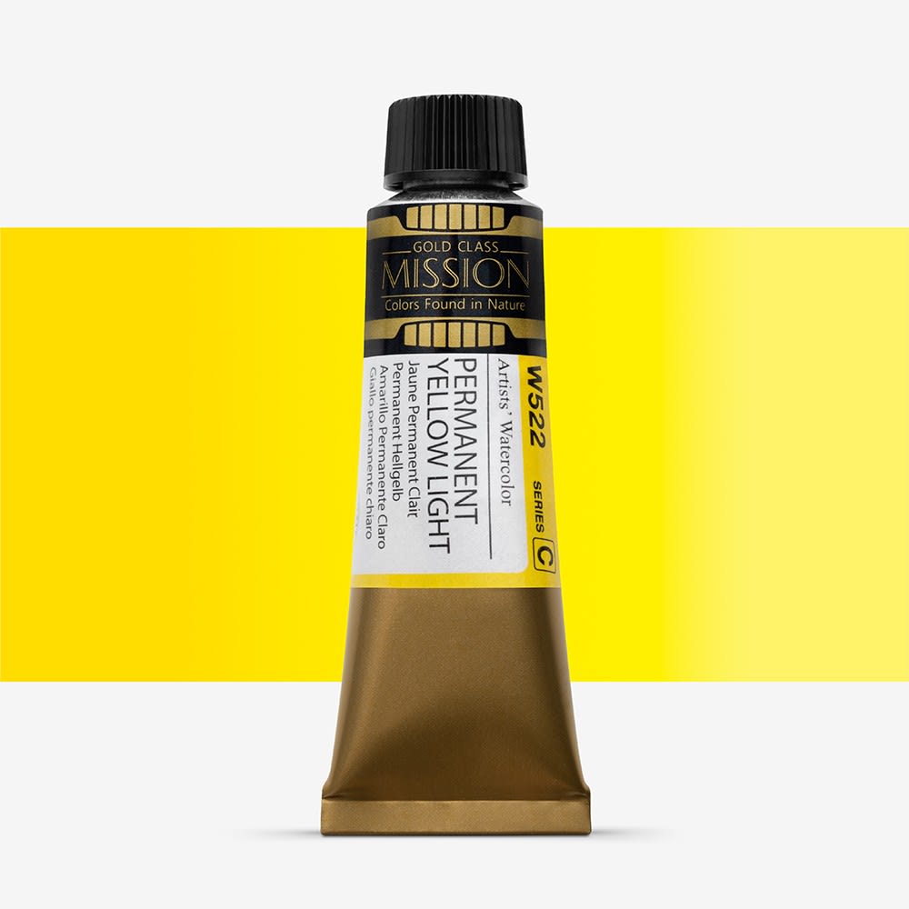 Acuarela Mijello w522 Permanent Yellow Light 15ml | Arte Bee