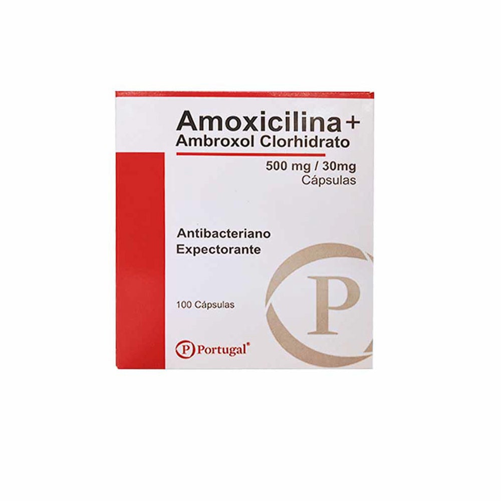 AMOXICILINA 500 mg + AMBROXOL 30 mg CAPSULA CAJA X 100 UNID | Boticas ...