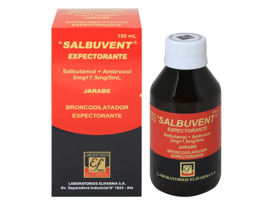 SALBUVENT EXPECTORANTE JARABE | Boticas Maxfarma