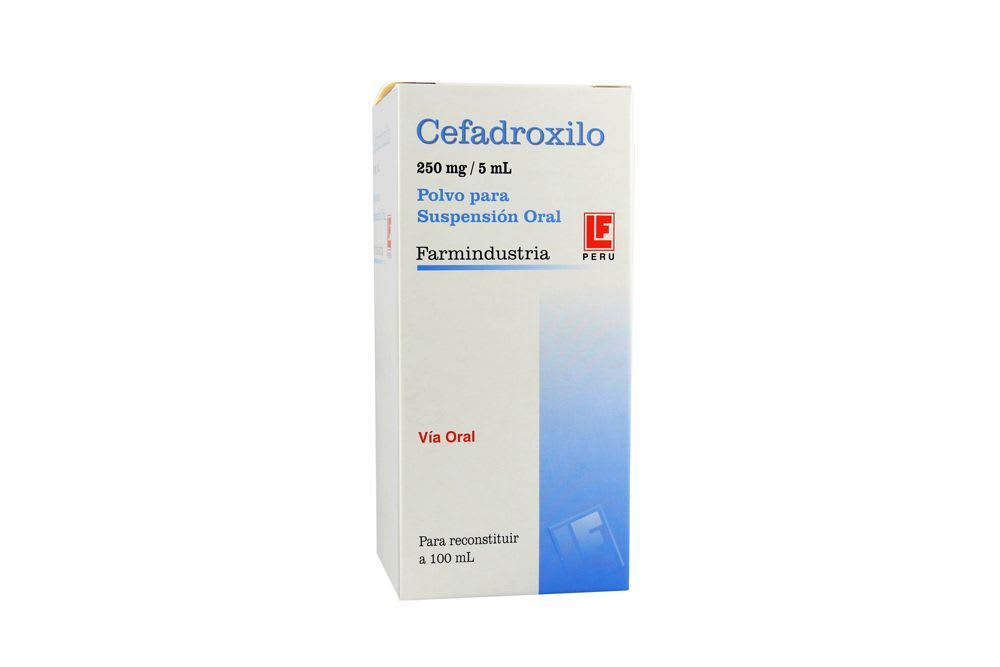 CEFADROXILO 250 MG SUSPENSION ORAL X 100 ML | Boticas Maxfarma