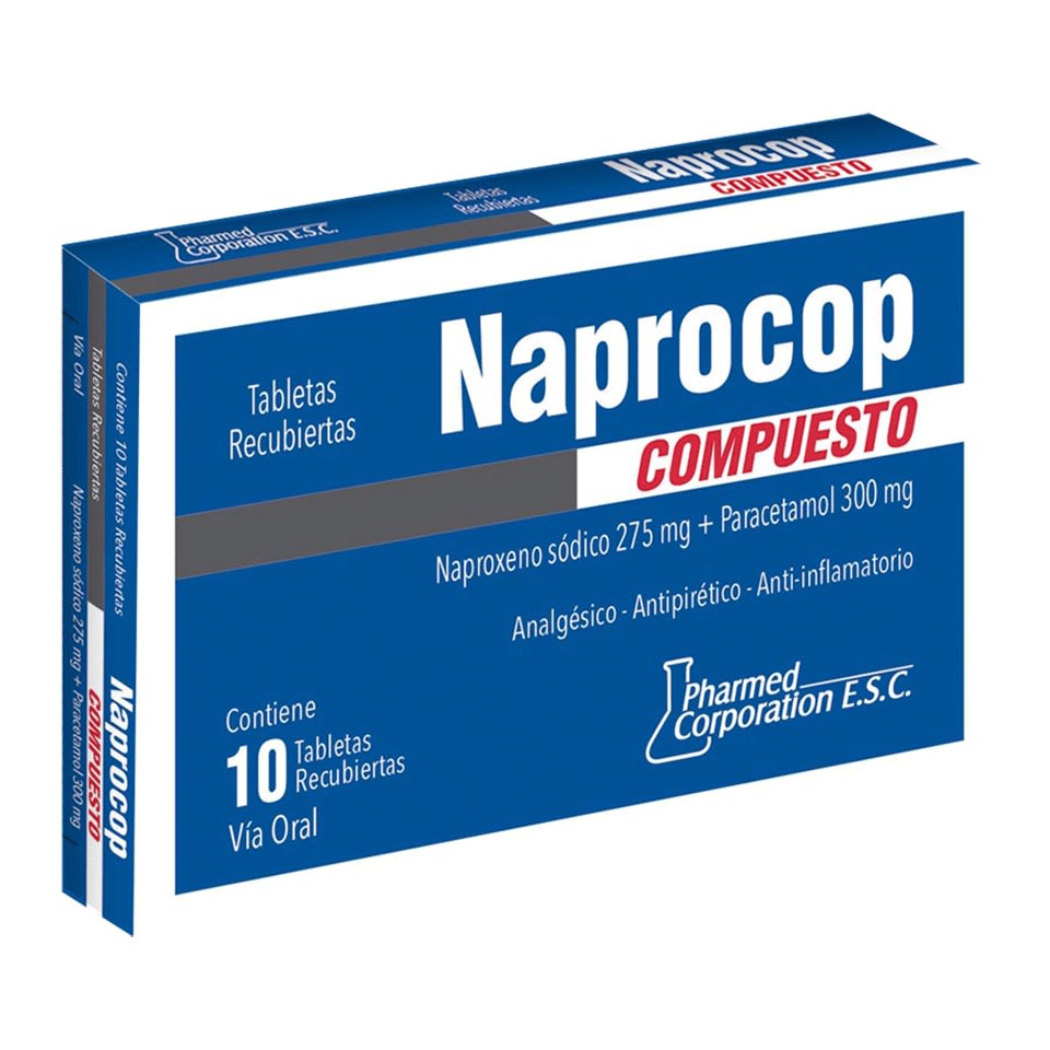 NAPROCOP COMPUESTO TABLETA | Boticas Maxfarma