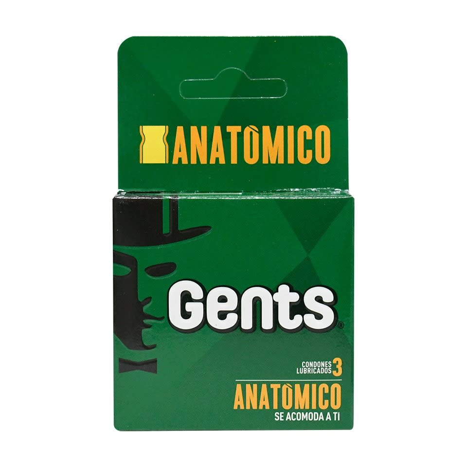 CONDONES GENTS ANATOMICO CAJA X 3 UNID | Boticas Maxfarma