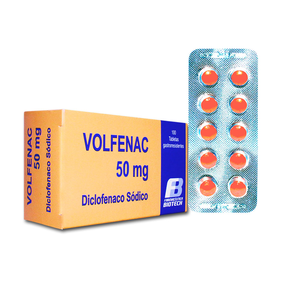 VOLFENAC 50 MG TABLETAS CAJA X 100 UNID | Boticas Maxfarma
