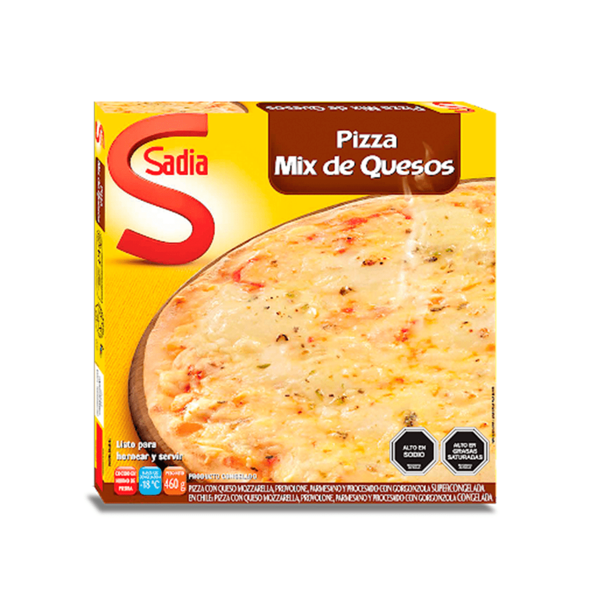 Pizza Sadia MIX DE QUESOS 440gr | Nuevo Congelados Refrigerato