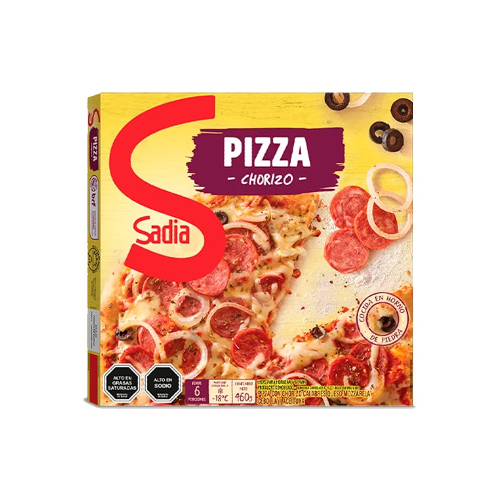 Pizza Sadia Chorizo 440G | Nuevo Congelados Refrigerato