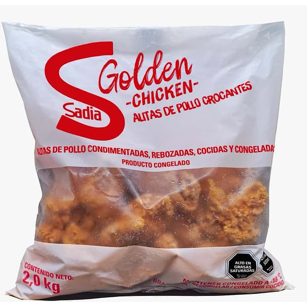 Alitas De Pollo Asadas Golden Chicken Sadia 2Kg | Nuevo Congelados ...