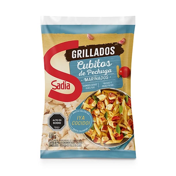 Cubitos de Pechuga de Pollo Sadia 400gr | Nuevo Congelados Refrigerato