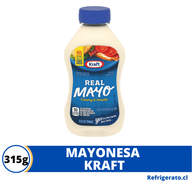 MAYONESA KRAFT 315 GR | Congelados Refrigerato