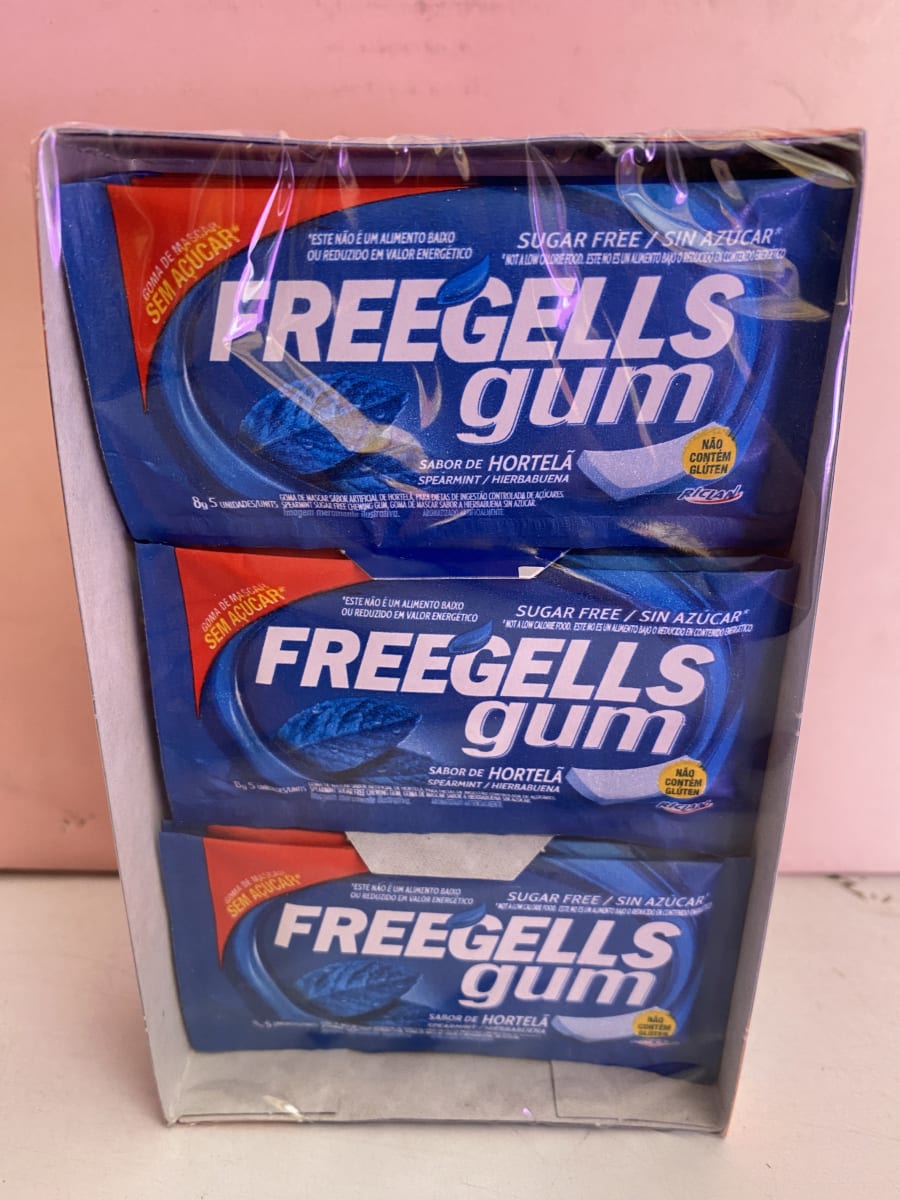 CHICLE FREEGELLS AZUL | Distribuidora El Rincón