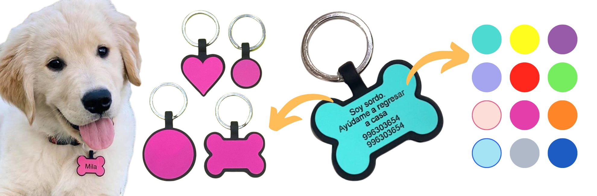 EXTREMELY DURABLE ID TAG | Doka Pet Store