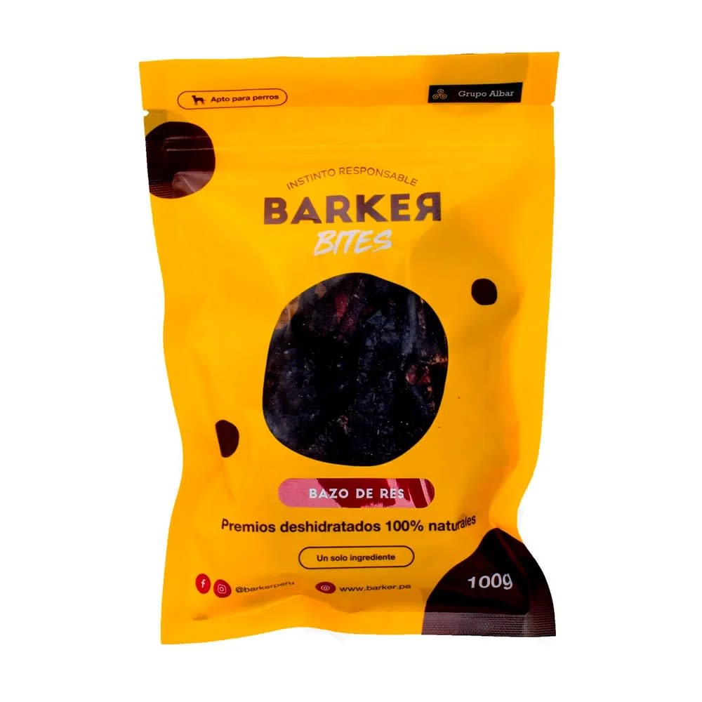 BARKER BAZO DE RES DESHIDRATO | Doka Pet Store