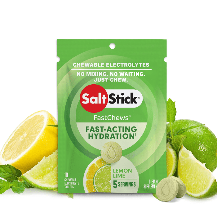 Salt Stick - Pastillas masticables - Lima limon - (sobre x 10 tabletas ...
