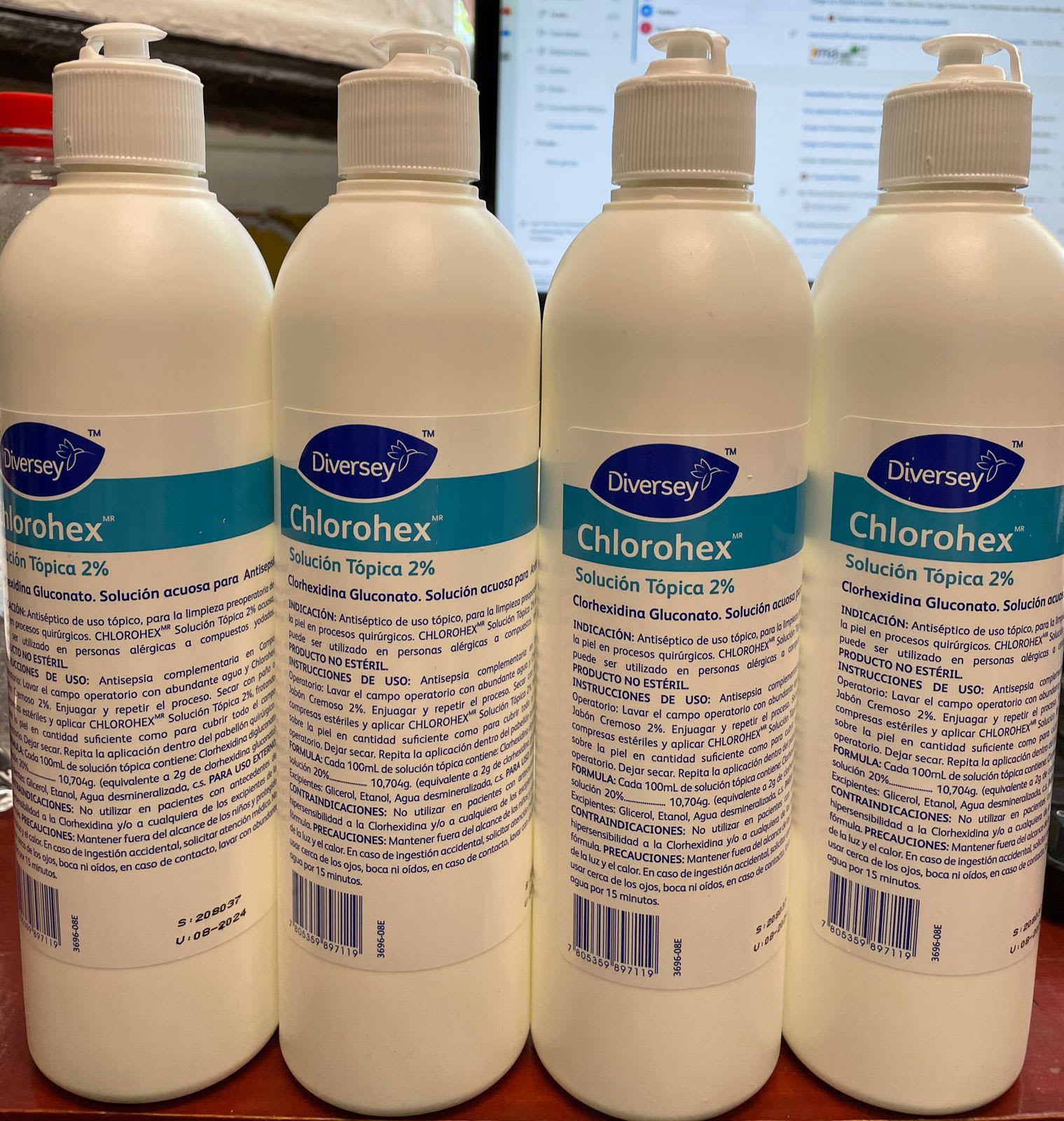 Chlorohex Clorhexidina Gluconato 2% 500 cc | Coldiab Spa