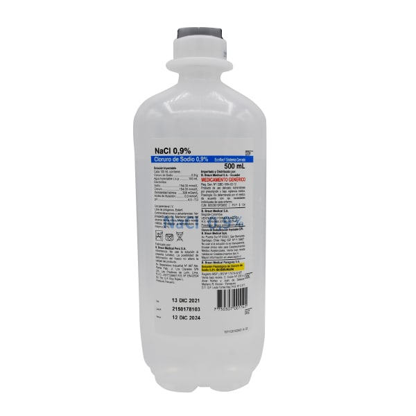 Suero 0.9% 500 ML | Coldiab Spa