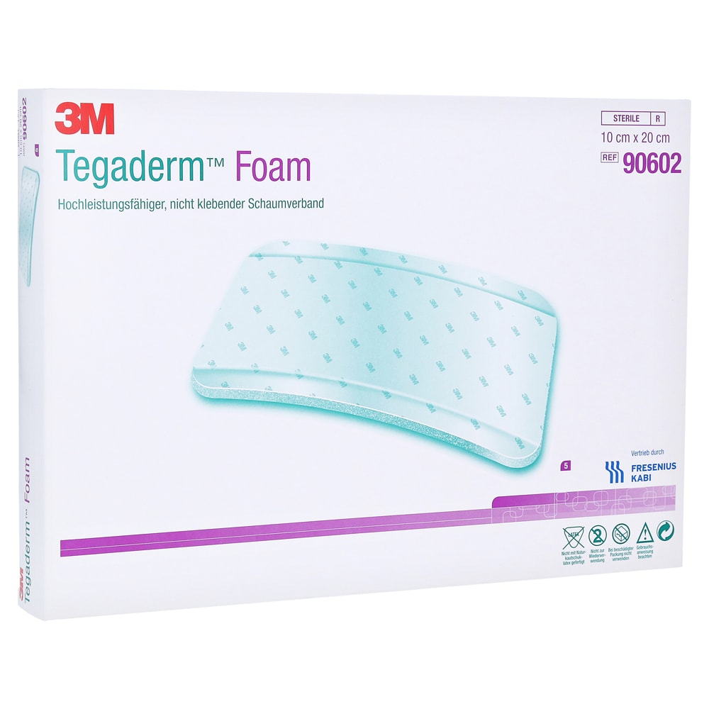 TEGADERM FOAM 10CMX20CM 90602 | Coldiab Spa