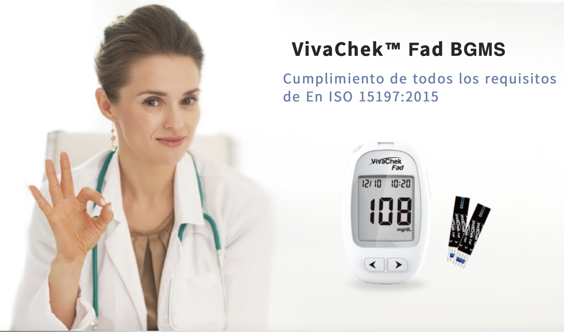 Glucómetro Vivacheck FAD Kit Completo | Coldiab Spa