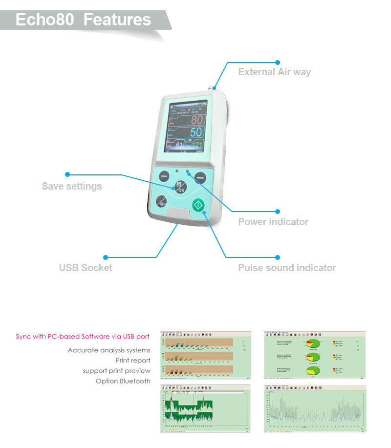 Holter Ambulatorio Meditech Echo80 | Coldiab Spa