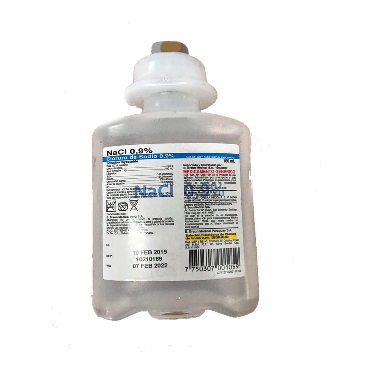 Suero 0.9% 100 ML | Coldiab Spa