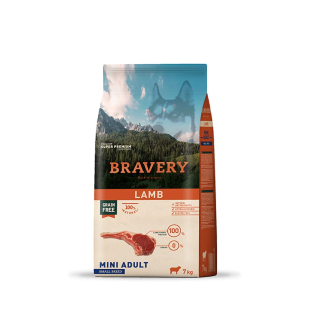 Bravery Perro Adulto Cordero Mini | Mascotas Recreo