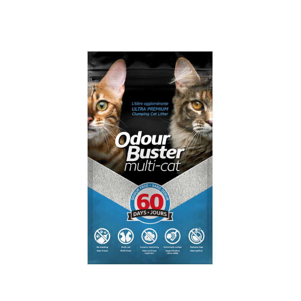 Arena Odour Buster Multicat 12 kg | Mascotas Recreo