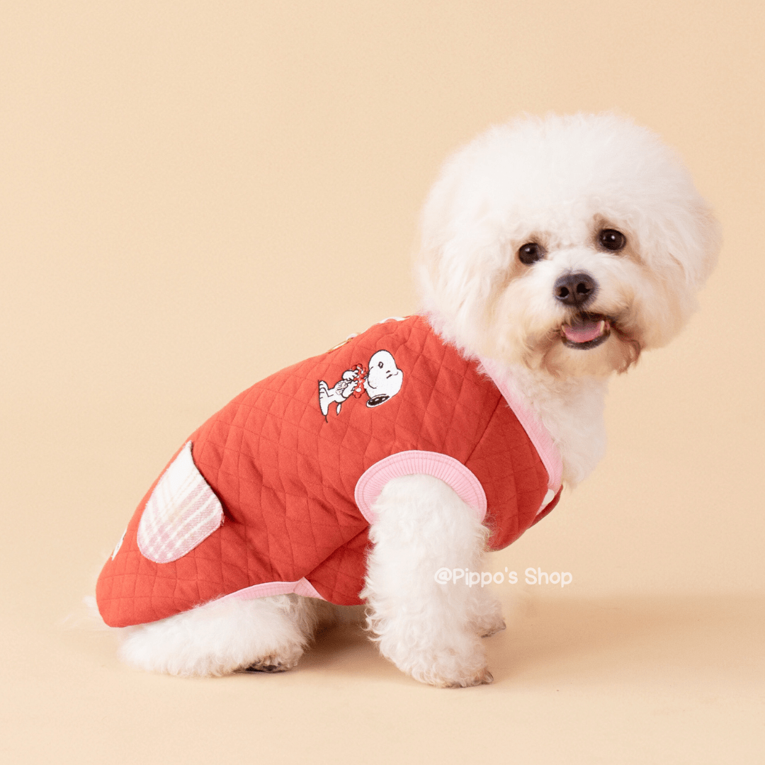 SNOOPY ROJO FLOWERS | Pippo´s Shop