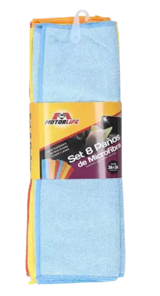 SET 8 PANOS MICROFIBRA 36X36CM | DIEMA
