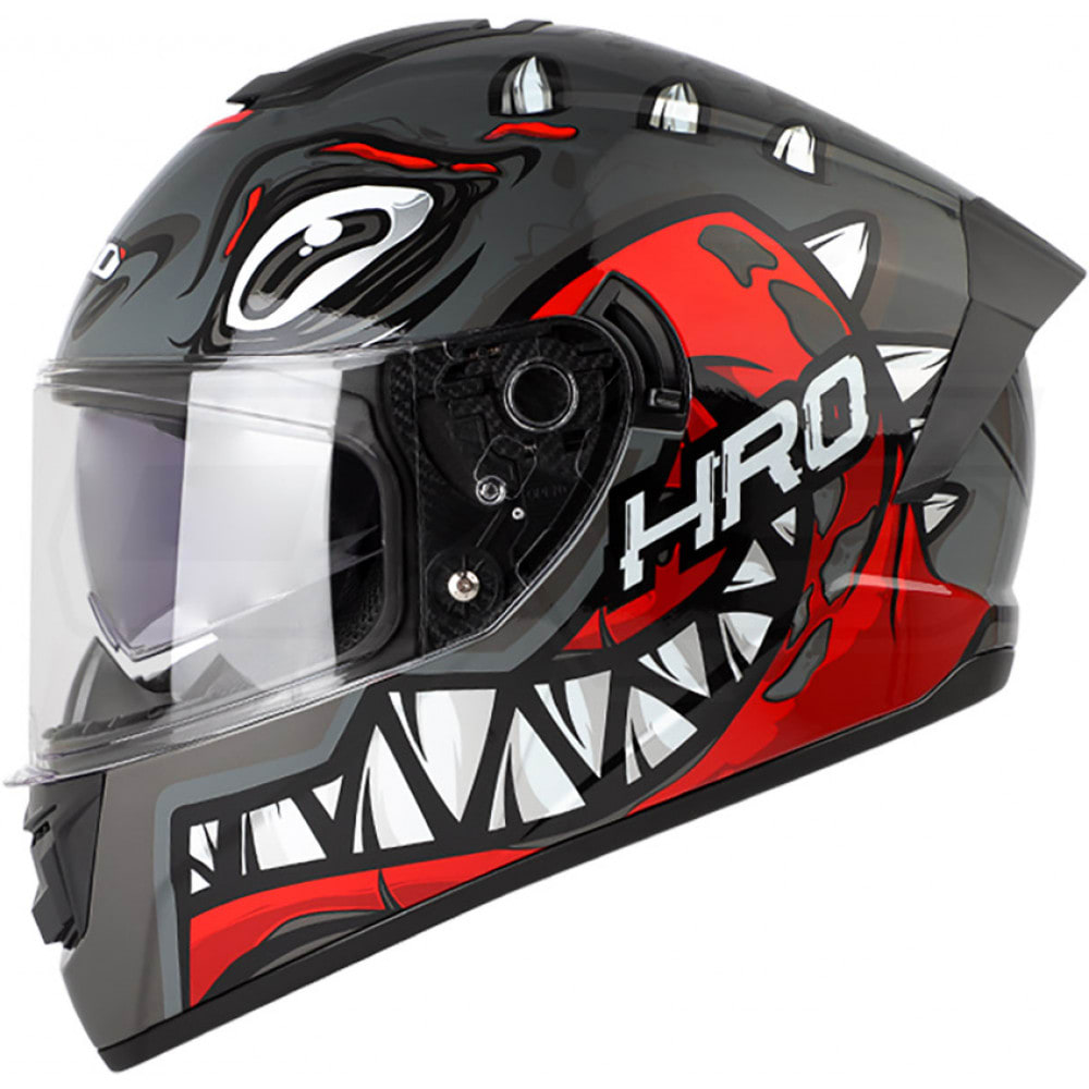 Casco moto hro 518dv donat evo gr rj integral con sun visor norma dot | OXS