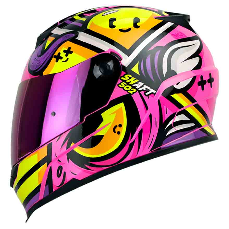 CASCO MOTO SHAFT 502 INTEGRAL NORMA DOT STYLE FC AM.N IR.MR | OXS