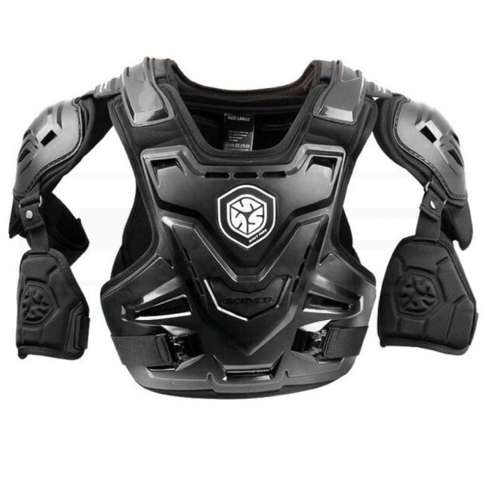 Jofa Para Moto Scoyco Am07 Motocross Enduro Dh Negra | OXS