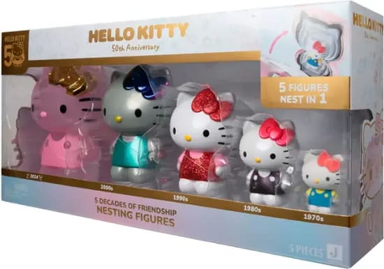 HELLO KITTY PACK DE 5 FIGURAS | Juguetería Little Toys Chile