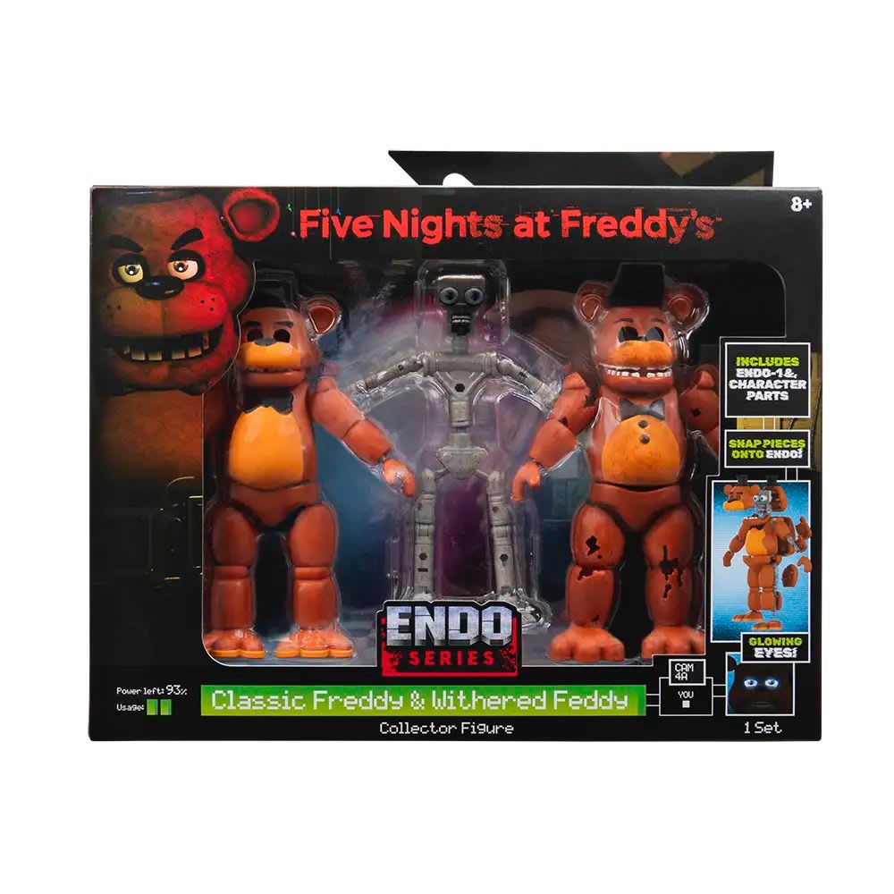 FIVE NIGHTS ENDO-SERIES FIGURAS 15 CM FREDDY | Juguetería Little Toys Chile