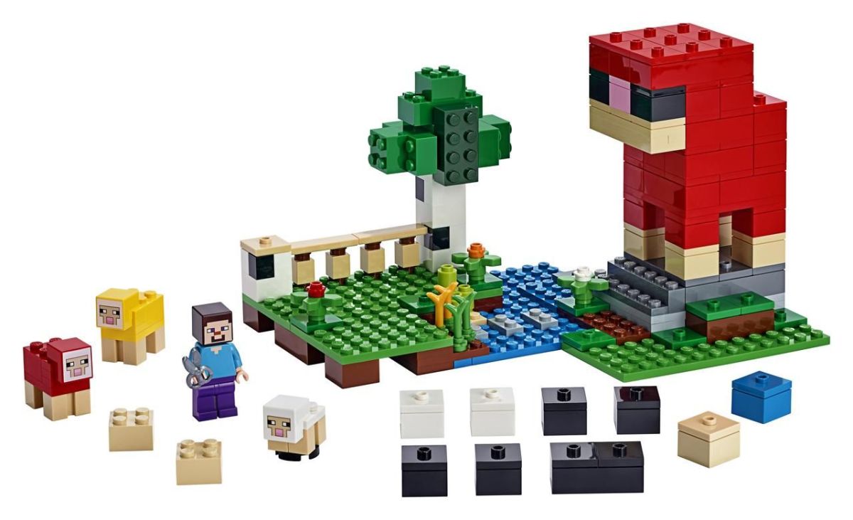 LEGO MINECRAFT LA GRANJA DE LANA | Juguetería Little Toys Chile