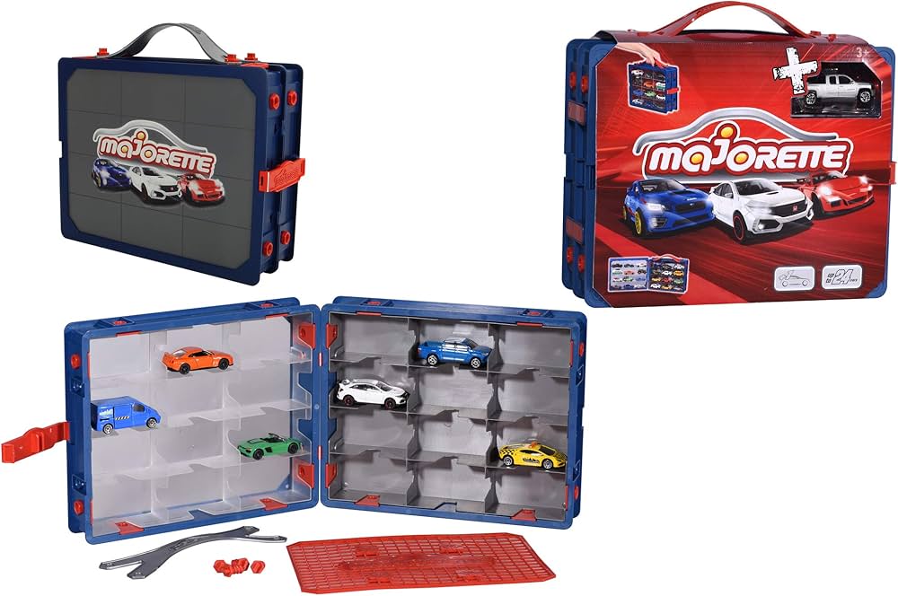 MAJORETTE CARRY CASE + 1 CAR | Juguetería Little Toys Chile