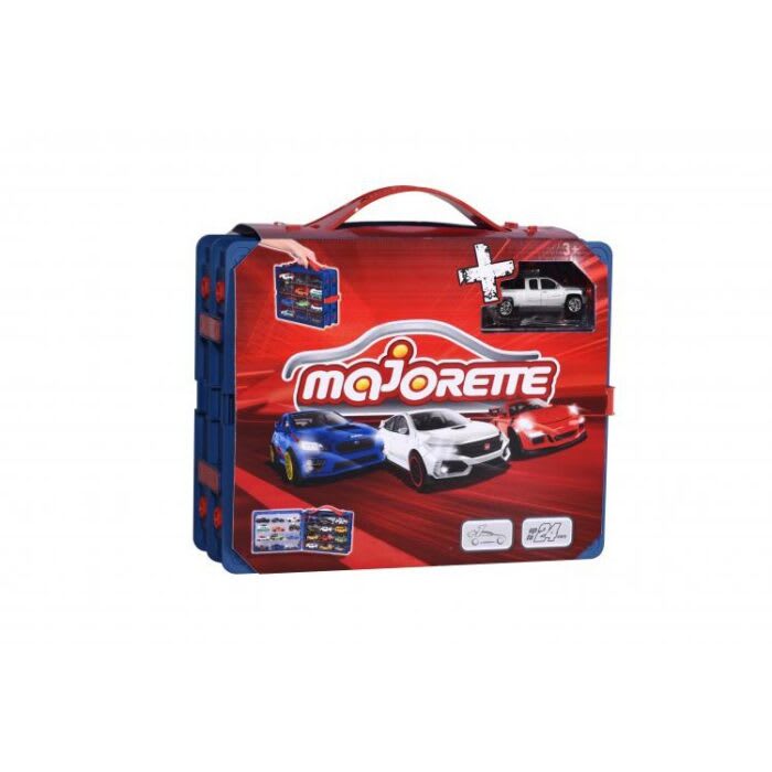 MAJORETTE CARRY CASE + 1 CAR | Juguetería Little Toys Chile