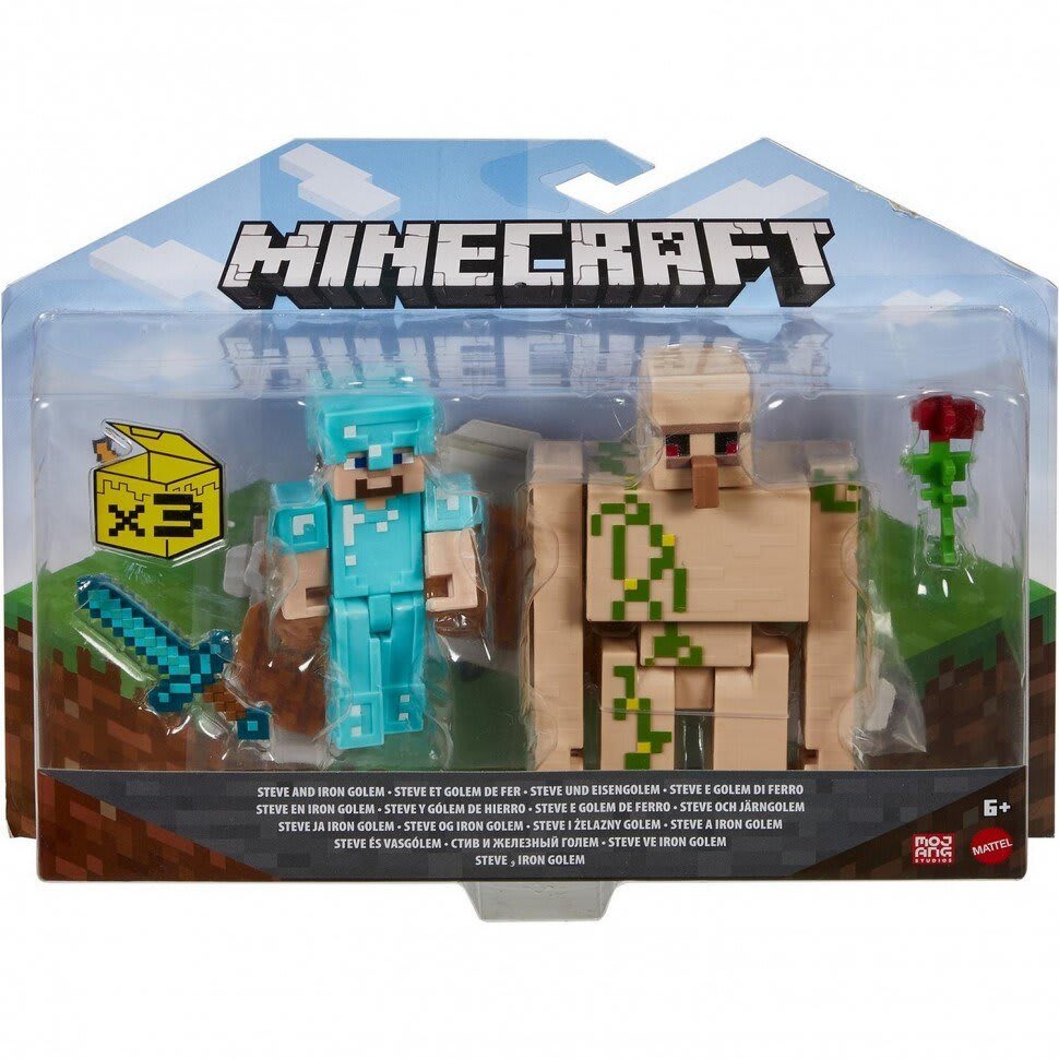 MINECRAFT PACK 2 FIGURAS SURTIDO | Juguetería Little Toys® Chile