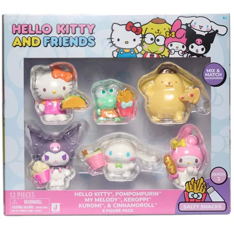 HELLO KITTY AND FRIENDS PACK DE 6 FIGURAS | Juguetería Little Toys® Chile