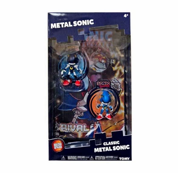 SONIC THE HEDGEHOG - METAL SONIC - CLASSIC METAL SONIC - PACK 2 - TOMY ...