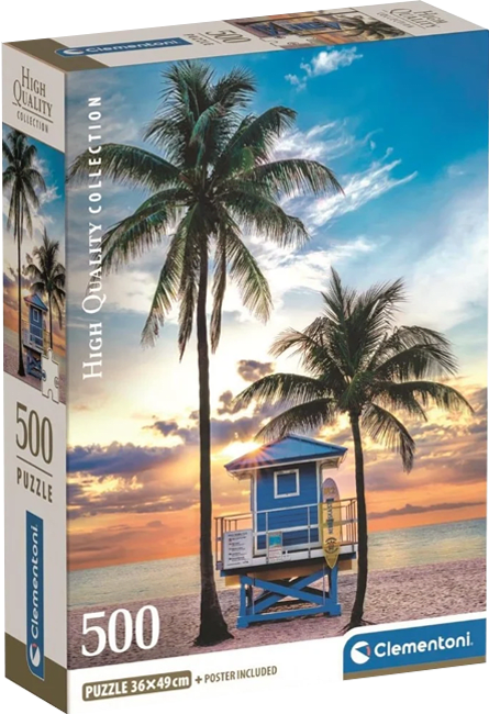 Puzzle Clementoni High Quality Collection 500 Piezas (Miami Beach ...