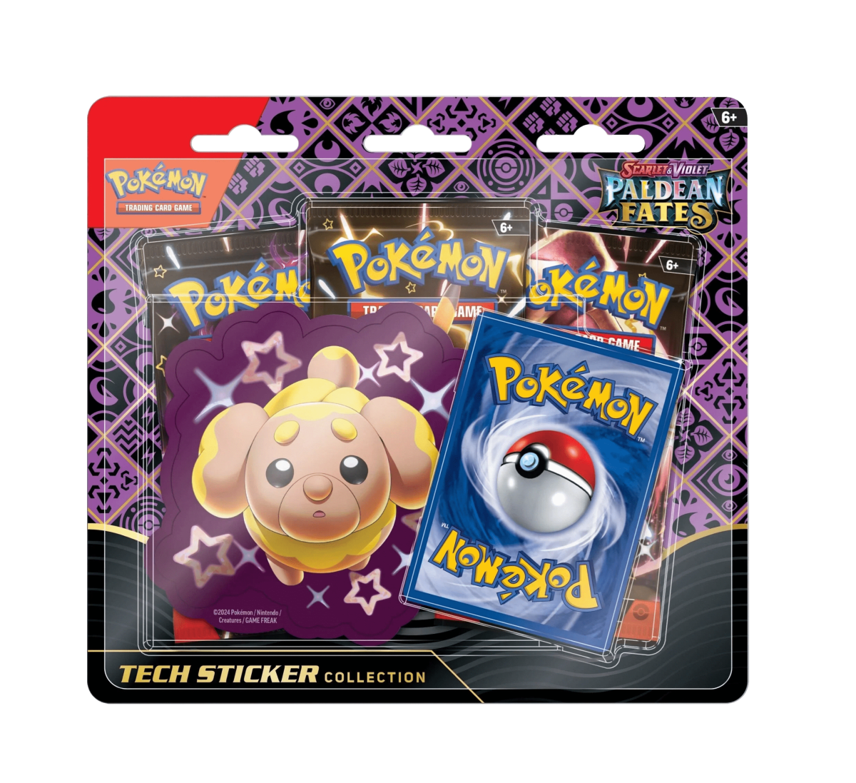 Tech Sticker Collection Pokémon TCG: Paldean Fates Inglés (Fidough ...