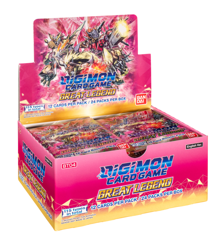 Caja Sobres Digimon CG: BT04 Great Legend | Top 8 Game Center