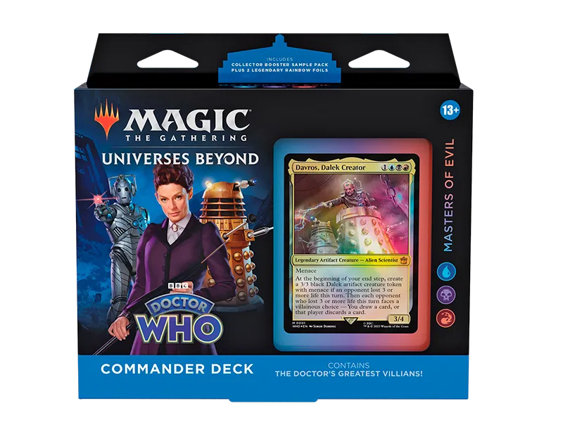 Commander Deck MTG: Dr. Who Inglés (Masters Of Evil) | Top 8 Game Center