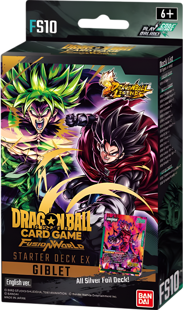 Starter Deck EX DBS Fusion World: FS10 Giblet | Top 8 Game Center