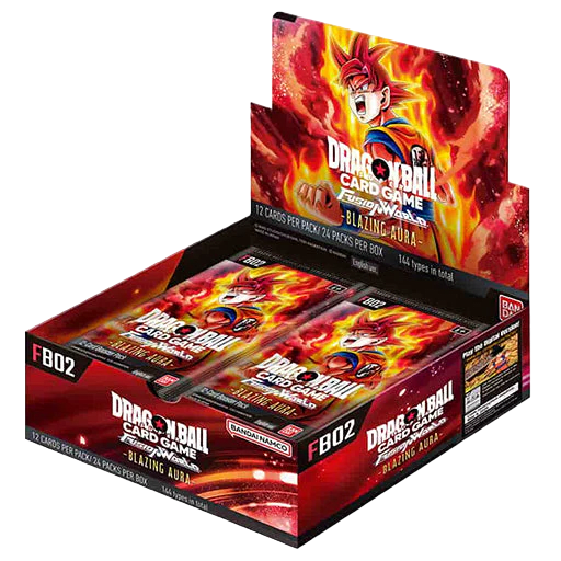 Caja de Sobres DBS Fusion World: FB02 Blazing Aura | Top 8 Game Center