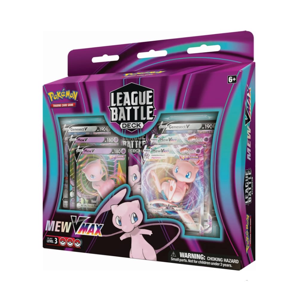 League Battle Deck Pokémon TCG: Mew V MAX Inglés | Top 8 Game Center