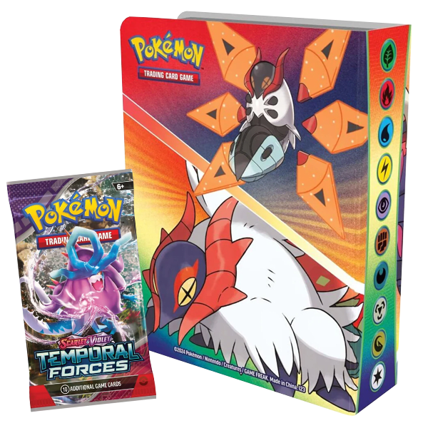 Mini Álbum + Sobre Pokémon TCG: Temporal Force | Top 8 Game Center