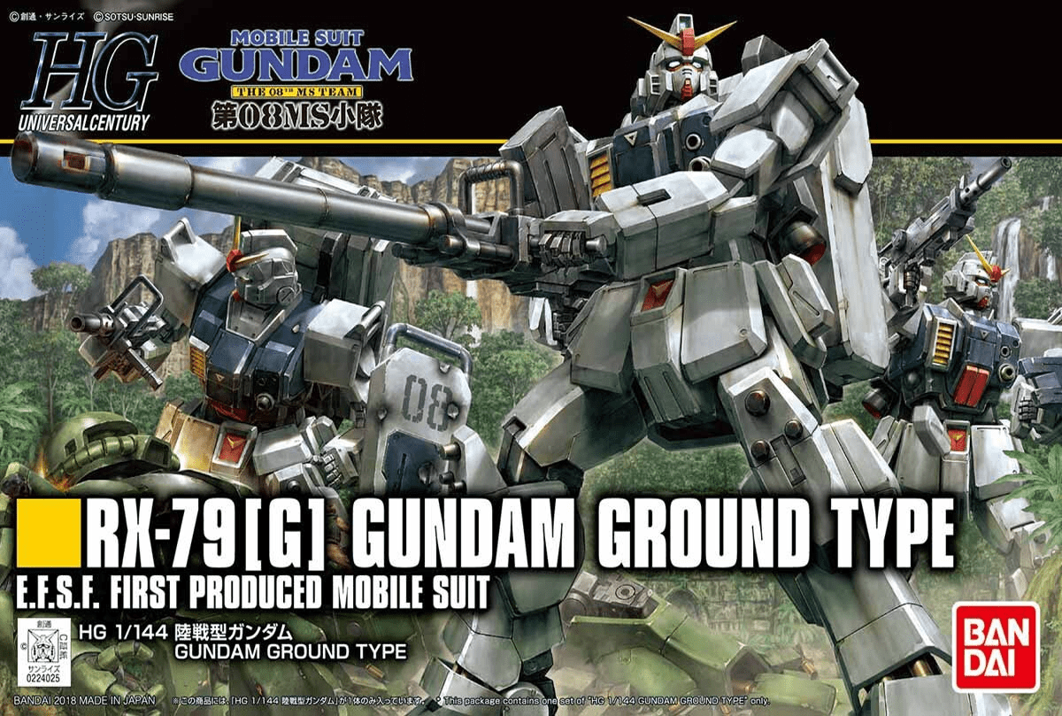 Model Kit Bandai Hobby HG: RX-79(G) Gundam Ground Type | Top 8 Game Center