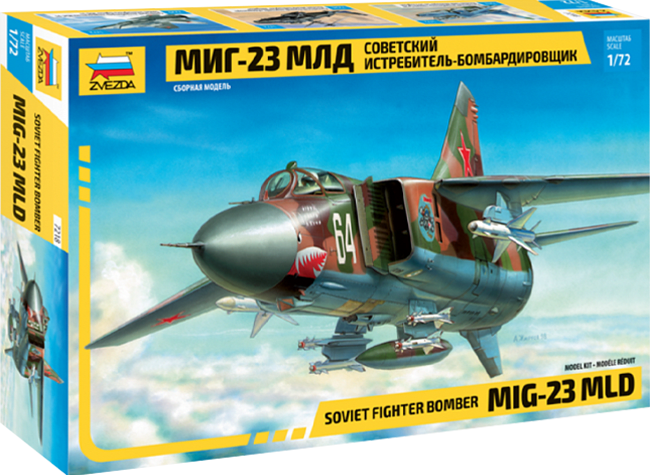 Model Kit Zvezda: 7218 Soviet Fighter Bomber MiG-23 MLD | Top 8 Game Center
