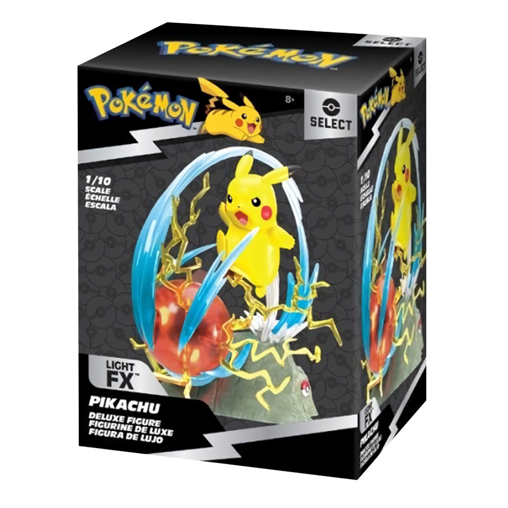 Figura Jazwares Pokémon: Pikachu Deluxe Light FX | Top 8 Game Center