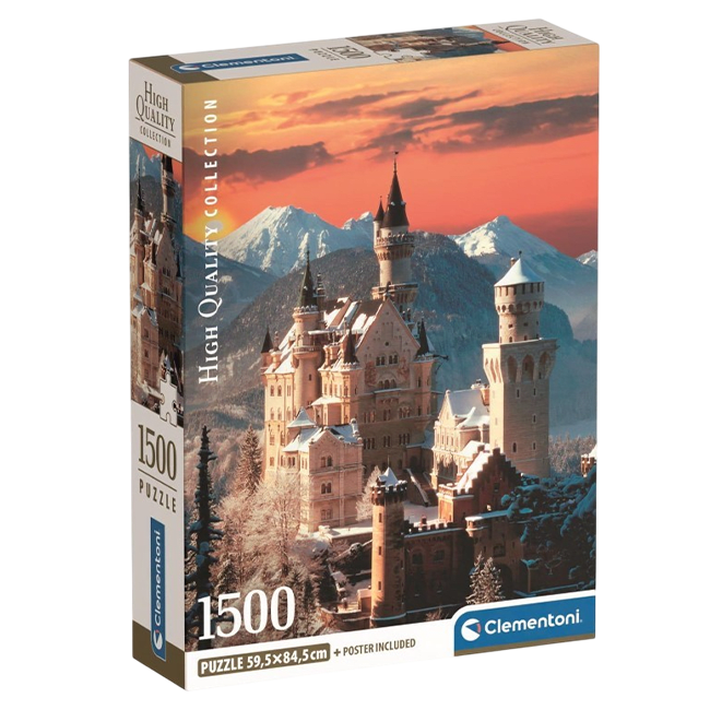 Puzzle Clementoni High Quality Collection 1500 Piezas (Neuschwanstein ...